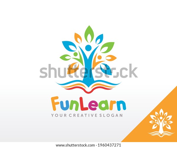 Kids Education Logo Design Vector 库存矢量图（免版税）1960437271 | Shutterstock