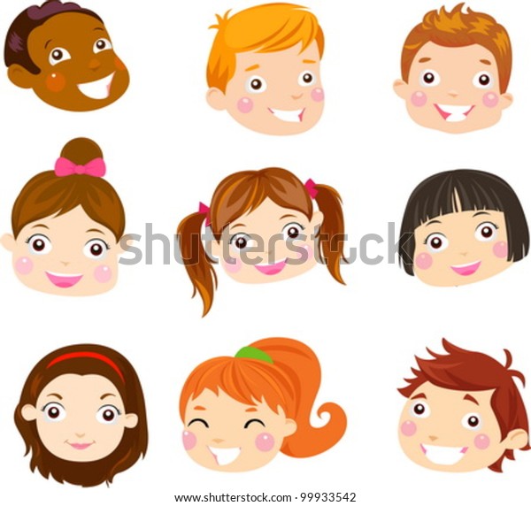 Kids Face Set