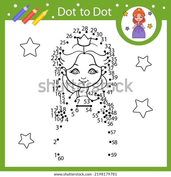 Kids Game Dot Dot Connect Drawing Stock Vector (Royalty Free ...