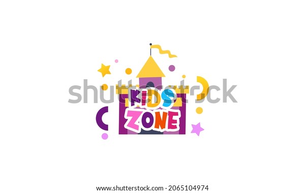 Kids Game Zone Flat Icon Vector Stock Vector (Royalty Free) 2065104974 ...