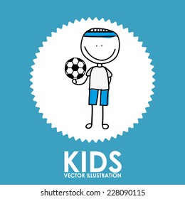 Kids Graphic Design Vector Illustration Stock Vector (Royalty Free ...