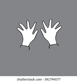 Kids Hands Vector Illustration Stock Vector (Royalty Free) 341794577