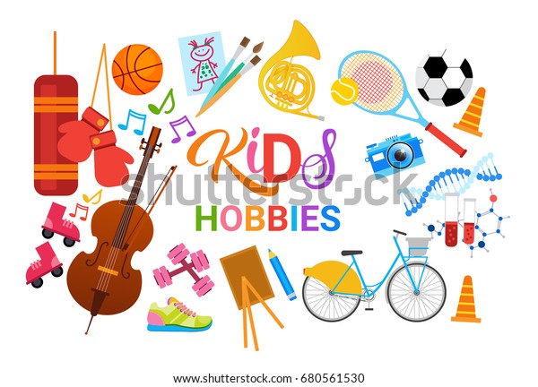 Kids Hobbies Art Classes Logo Workshop Stock Vector (Royalty Free ...
