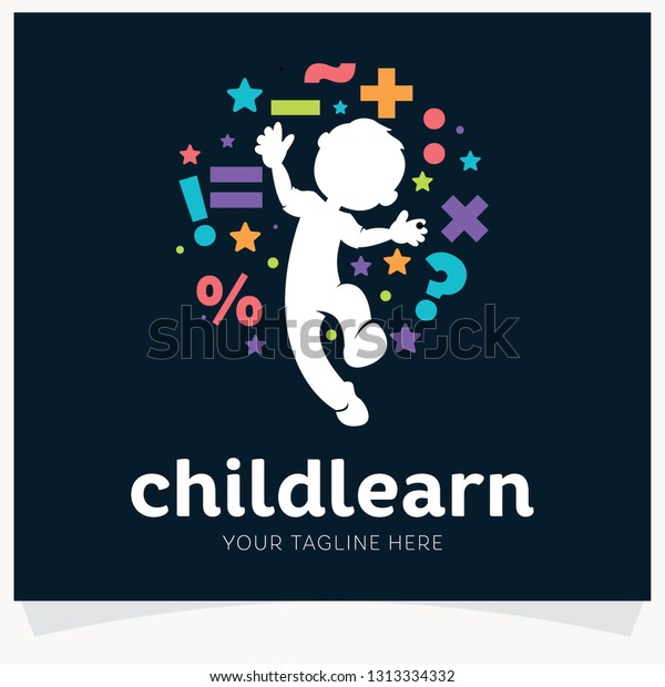 Kids Learning School Logo Design Template 库存矢量图（免版税）1313334332 ...