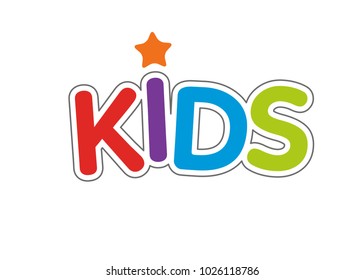 Kids Logo Vector Logo Stock Vector (Royalty Free) 1026118786