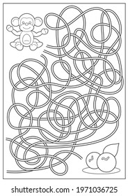 418 Monkey Maze For Kids Stock Vectors, Images & Vector Art | Shutterstock
