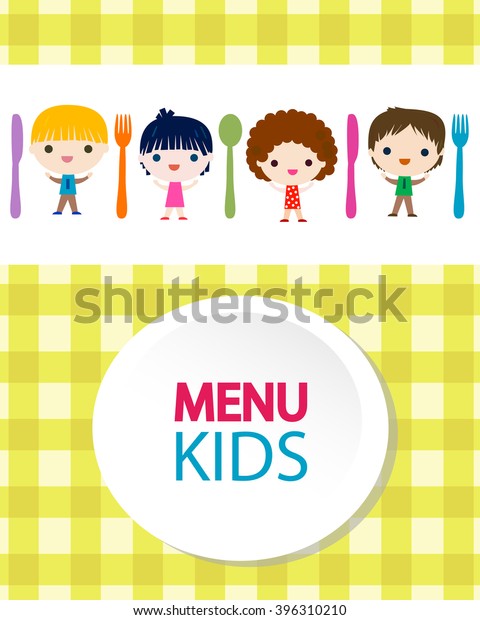 Kids Menu Background Illustration 库存矢量图（免版税）396310210 | Shutterstock