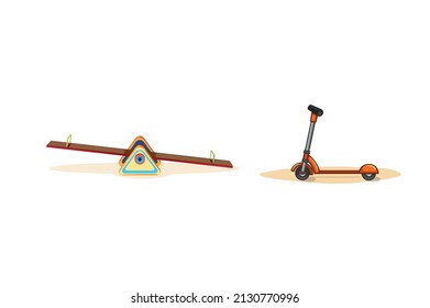 Kids Play Object Vector Art Stock Vector (Royalty Free) 2130770996 ...