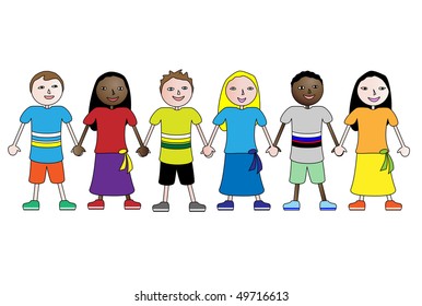 Kids Relationship Stock Vector (Royalty Free) 49716613 | Shutterstock