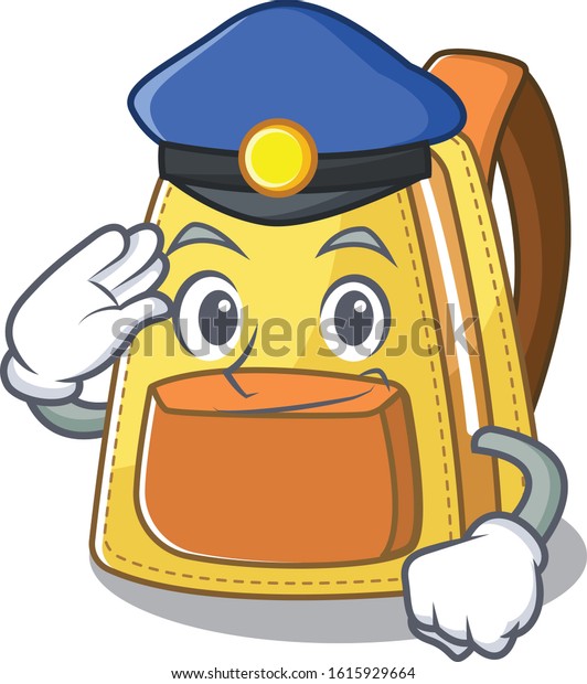 Kids School Backpack Cartoon Mascot Performed Stock Vector (Royalty ...