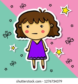 Kids Simple Illustrations Stock Vector (Royalty Free) 1276734379 ...