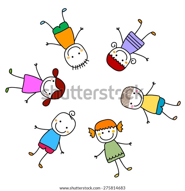 Kids Team Stock Vector (Royalty Free) 275814683 | Shutterstock