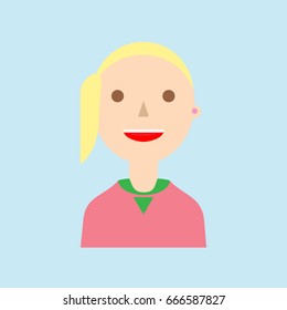 Kids User Icon: vector de stock (libre de regalías) 666587827 ...