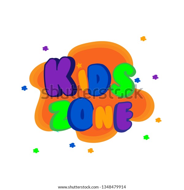 Kids Zone Logo Vector Illustration Stock Vector (Royalty Free ...