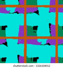 Kilt Texture Seamless Grunge Pattern Hand Stock Vector (Royalty Free ...