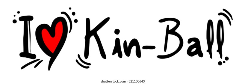 Kinball Love Stock Vector (Royalty Free) 321130643 | Shutterstock