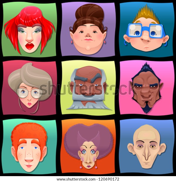 Kind People Vector Cartoon Illustration Stock Vector (Royalty Free ...