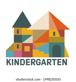 83 Kindergarten castle learning logo Images, Stock Photos & Vectors ...