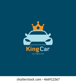 King Car Logo Design Template Vector Stock Vector (Royalty Free ...