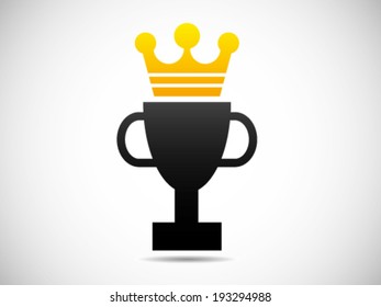 King Championship Trophy Stock Vector (Royalty Free) 193294988 ...