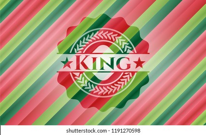 King Christmas Emblem Background Stock Vector (Royalty Free) 1191270598