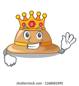 King Cork Hat Cartoon Style: vector de stock (libre de regalías ...