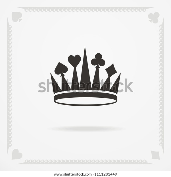 King Crown Symbol Vector Heraldic Elements Stock Vector (Royalty Free ...