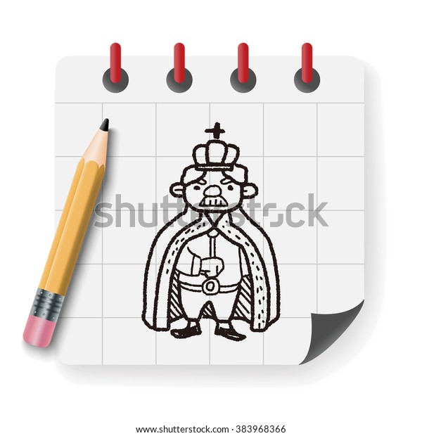 King Doodle Stock Vector (Royalty Free) 383968366 | Shutterstock