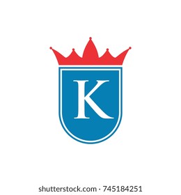 King Emblem Logo Stock Vector (Royalty Free) 745184257