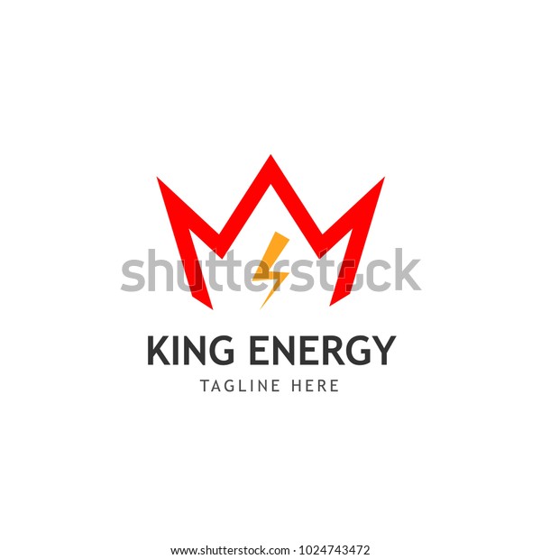 King Energy Logo Vector Template Design Stock Vector (Royalty Free ...