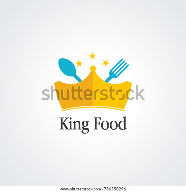 King Food Logo Vector Icon Element Stock Vector (Royalty Free ...