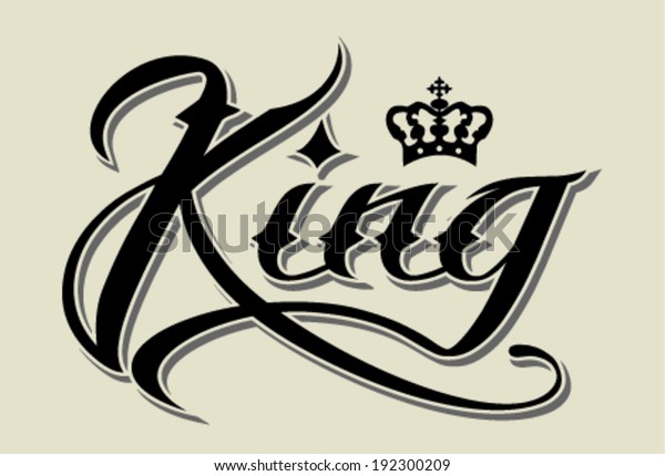 2.508 King hand lettering crown: immagini, foto stock e grafica ...