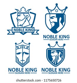 King Logo Design Stock Vector (Royalty Free) 1175650726 | Shutterstock