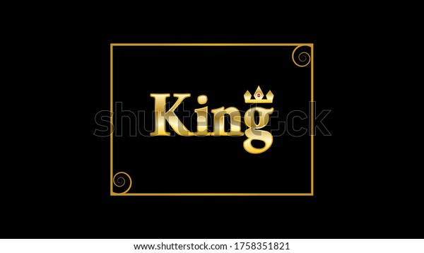 King Logo Gold Gradation Stock Vector (Royalty Free) 1758351821 ...