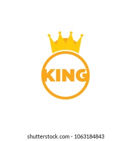 King Logo Icon Design Stock Vector (Royalty Free) 1063184843 | Shutterstock