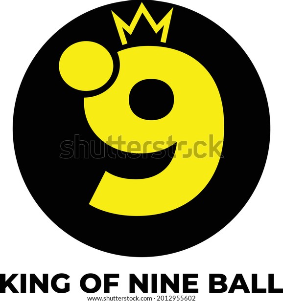 King Nine Ball Simple Logo Vector Stock Vector (Royalty Free ...