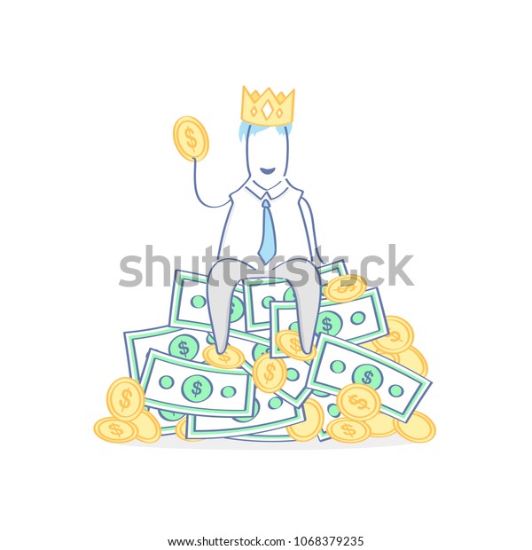 King Rich Boss Chef Master Leader Stock Vector (Royalty Free) 1068379235