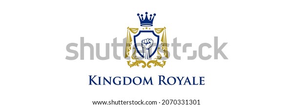 King Royal Logo Design Vector Art Stock Vector (Royalty Free ...