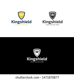 King Shield Logo Design Crown Stock Vector (Royalty Free) 1471870877 ...