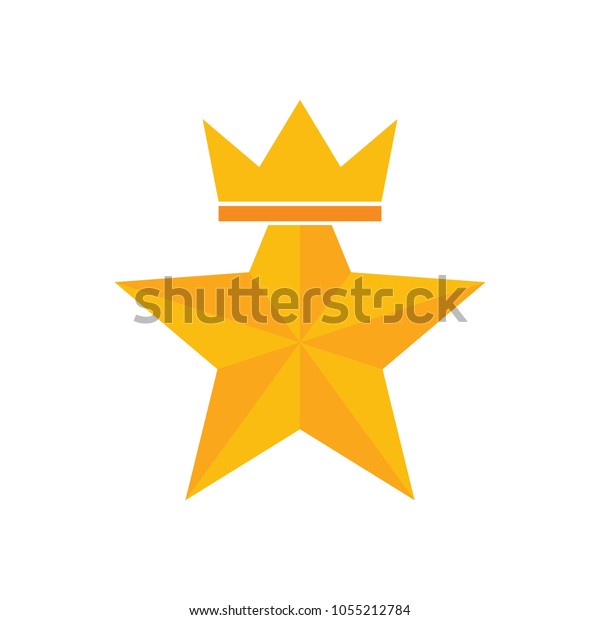 King Star Logo Icon Design Stock Vector (Royalty Free) 1055212784 ...