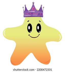 King Star Purple Crown Stock Vector (Royalty Free) 2200472331 ...