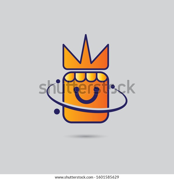 King Store Logo Unique Retail Shopping Stock Vector (Royalty Free ...