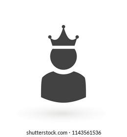 King User Icon Logo Design Element Stock Vector (Royalty Free ...