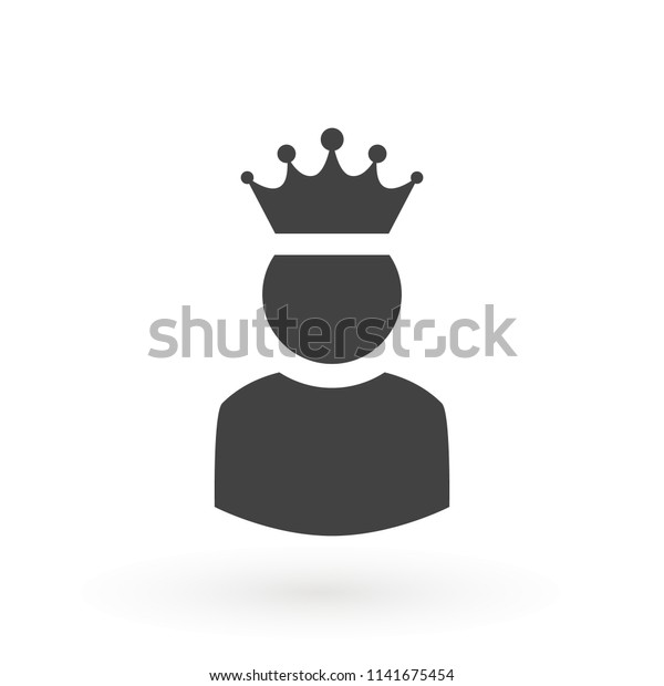 King User Icon Logo Design Element Stock Vector (Royalty Free ...