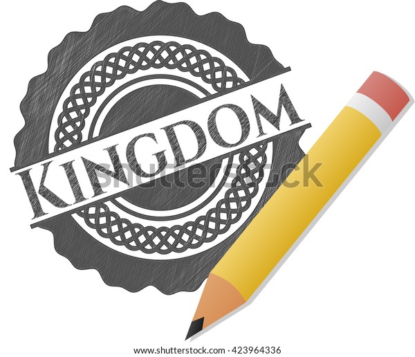 Kingdom Draw Pencil Strokes Stock Vector (Royalty Free) 423964336 ...