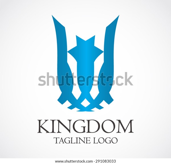 Kingdom Logo Element Design Vector Shape Stock Vector (Royalty Free ...