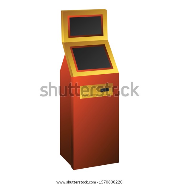 Kiosk Icon Cartoon Kiosk Vector Icon Stock Vector (Royalty Free ...