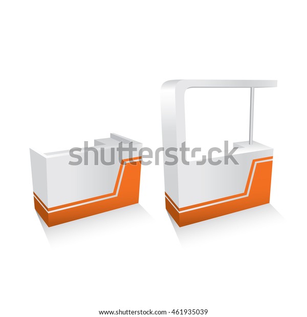 Kiosks Set Vector Illustration Stock Vector (Royalty Free) 461935039 ...