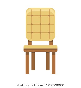 Kitchen Chair On White Background Stock Vector (Royalty Free) 1280998306