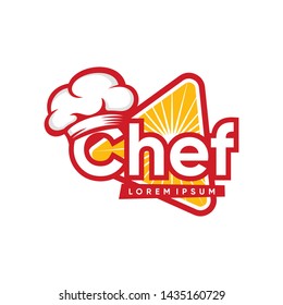 Chef Logo Lettering Hand Lettering Cap Stock Illustration 1648268068